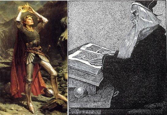 Rey Arturo, Merlín y el Santo Grial: hallan texto medieval en ...