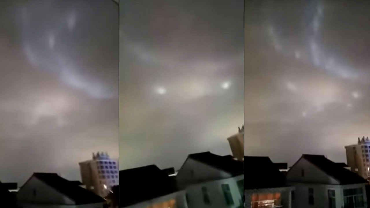 Algo extraño ha ocurrido en el cielo de China: entre orbes y luces ...