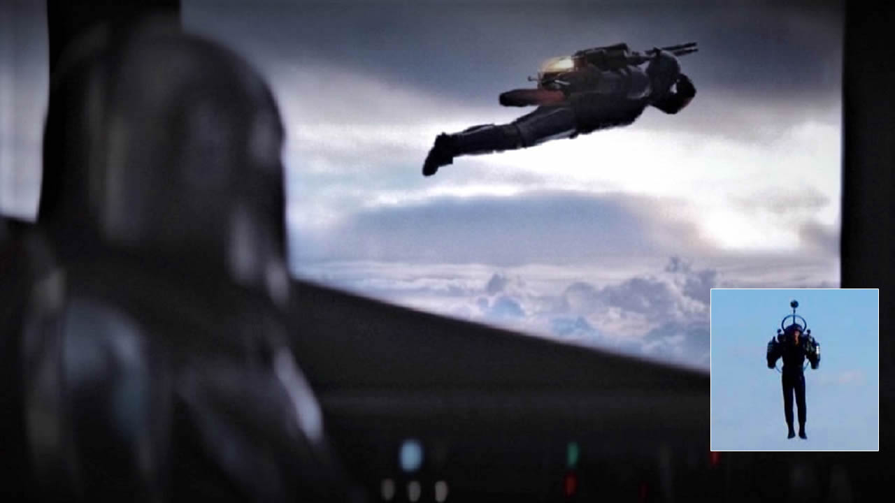 “Rocket man” ha regresado. Humanoide volador con jetpack es visto cerca ...