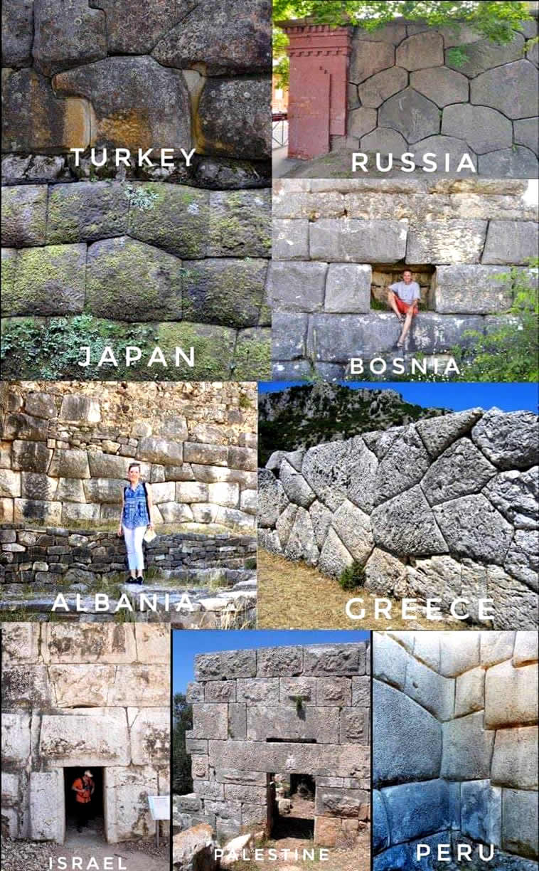 Monumentos arqueológicos separados por muchos kilómetros, pero ...