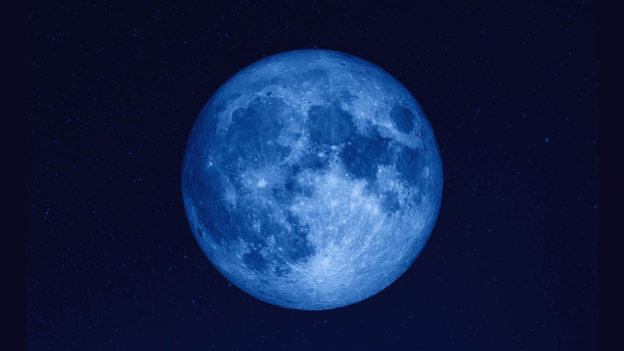 Una rara superluna azul, la luna llena más grande del año, podrá ser ...