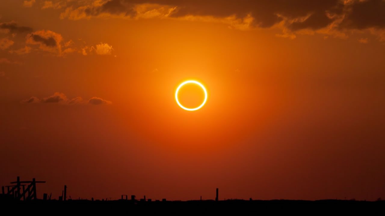 Eclipse solar anular “anillo de fuego” será visible el 14 de octubre en ...
