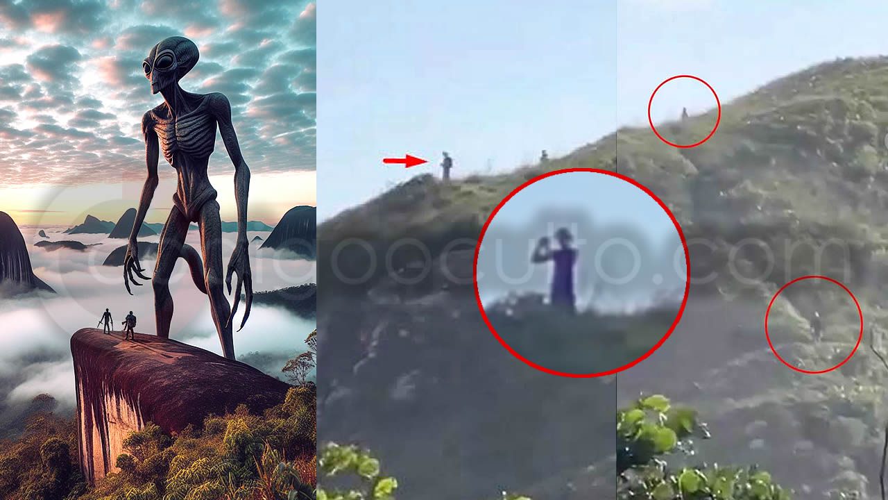 Difunden fotografías de humanoides de 3 metros vistos en la cima de una ...