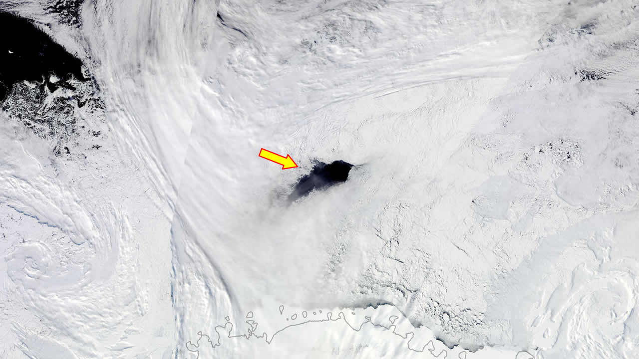 Agujero del tamaño de Nueva Zelanda apareció en el hielo de la ...
