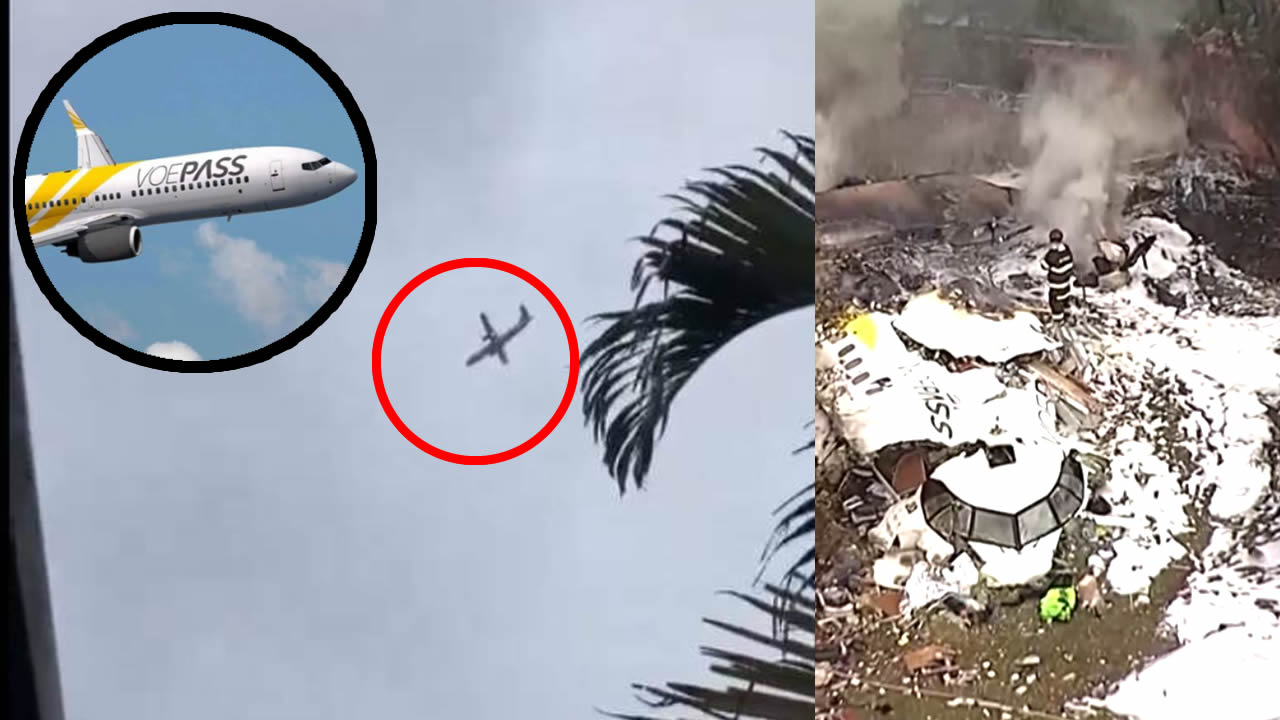 ¿Qué causó la “caída en espiral” del avión con 61 ocupantes en Brasil ...