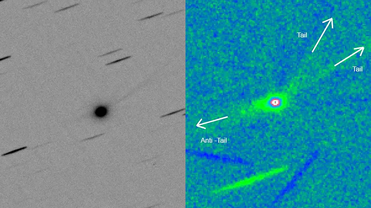 Nueva imagen de 3I/ATLAS revela que el objeto está emitiendo dos colas ...